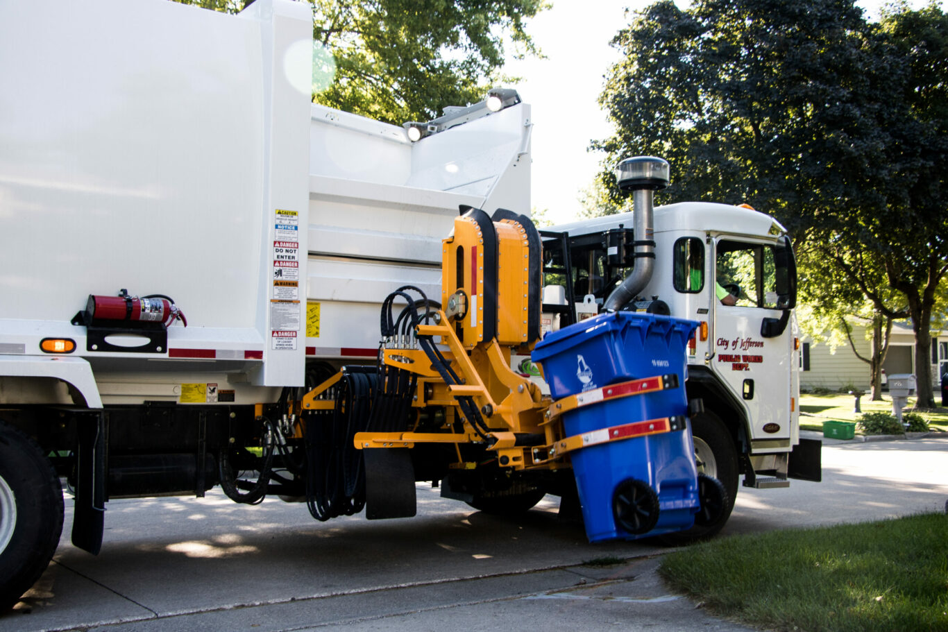 Trash & Recycle Bin Cleaning - Garbage Man Day